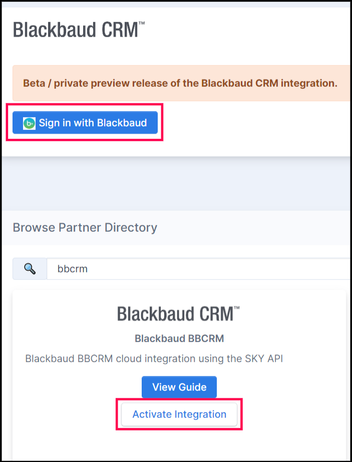 Does Double the Donation Integrate with Blackbaud CRM?